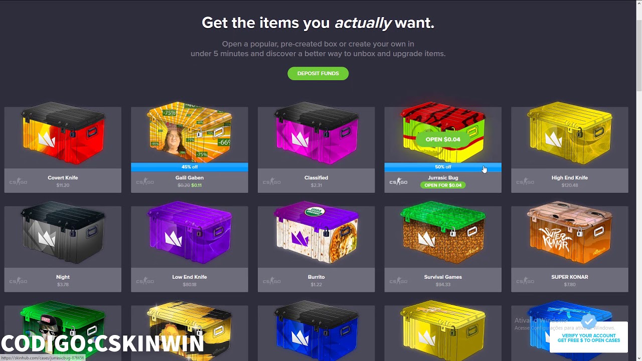 Como Ganhar SKINS no CSGO: SKINHUB (RETIRADA NO FINAL DO VIDEO) - YouTube