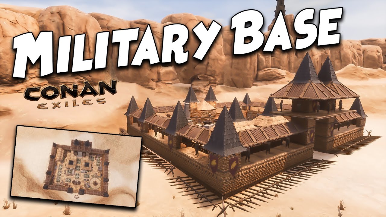 Military Base | CONAN EXILES - YouTube