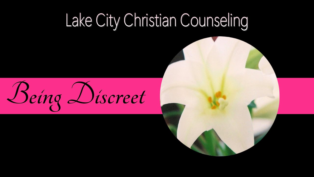 Being Discreet - YouTube