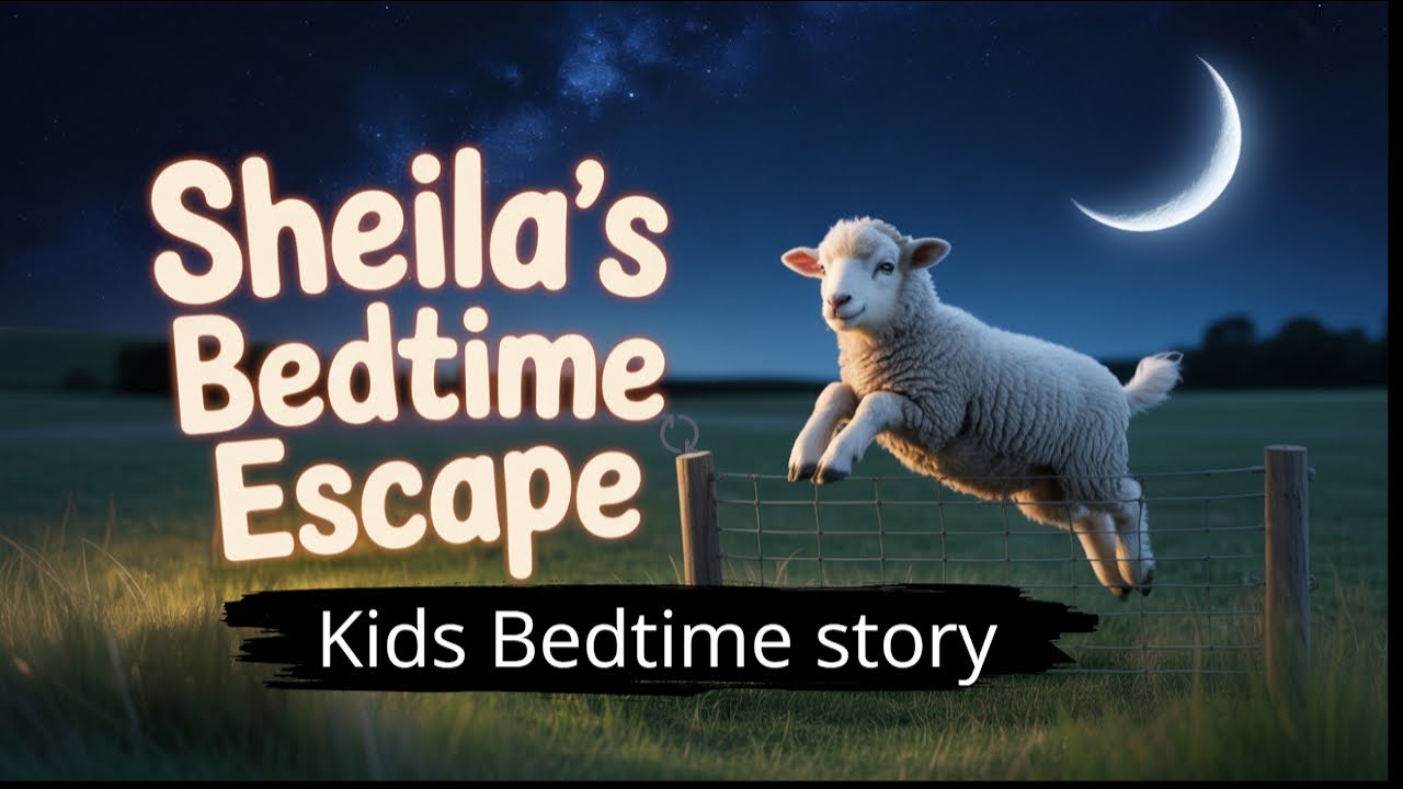 🌙🐑 Shelia the Sheep Who Won’t Go to Sleep 🐑🌙 | Bedtime Story for babies ...