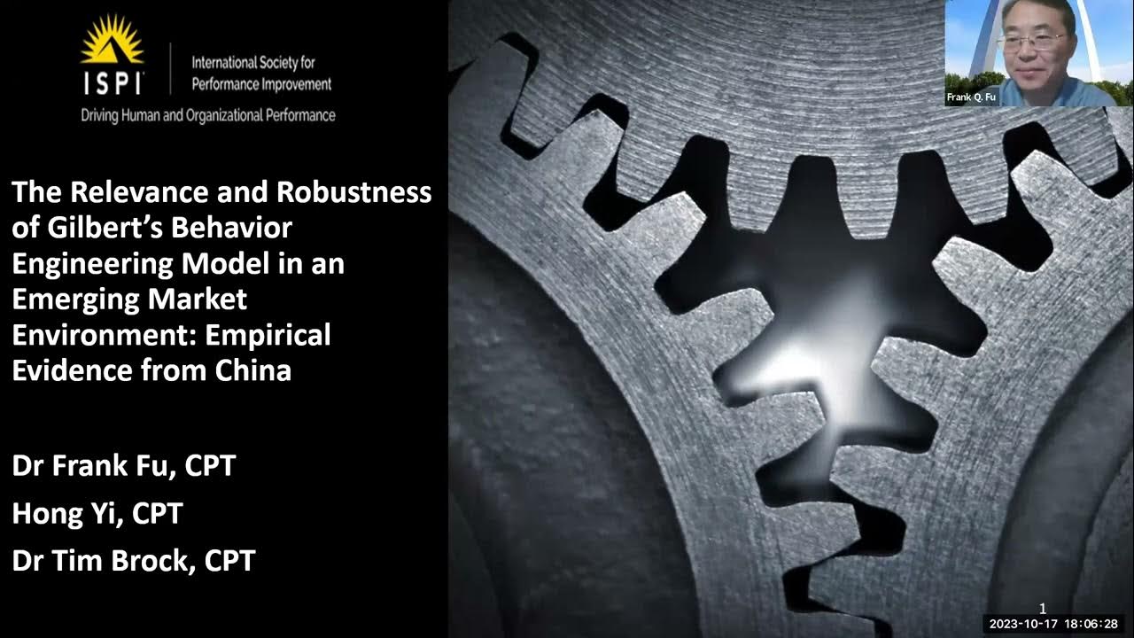 The Relevance and Robustness of Gilbert's Behavior Engineering Model in ...