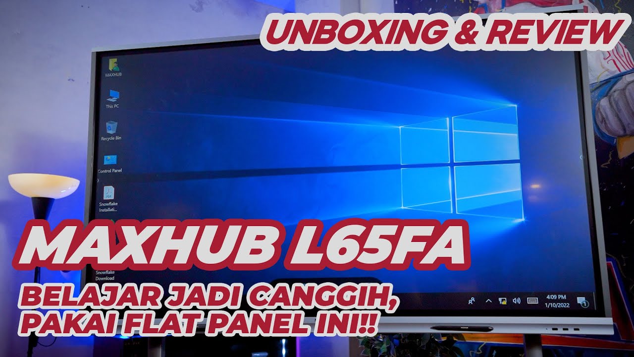 Belajar Canggih, Pakai MAXHUB L65FA Di Jamin Gak Ribet‼️ - YouTube
