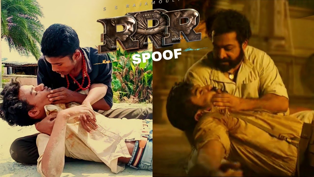RRR Movie Dosti Scene Spoof | Rrr best scene | Jr ntr | Ram Charan ...