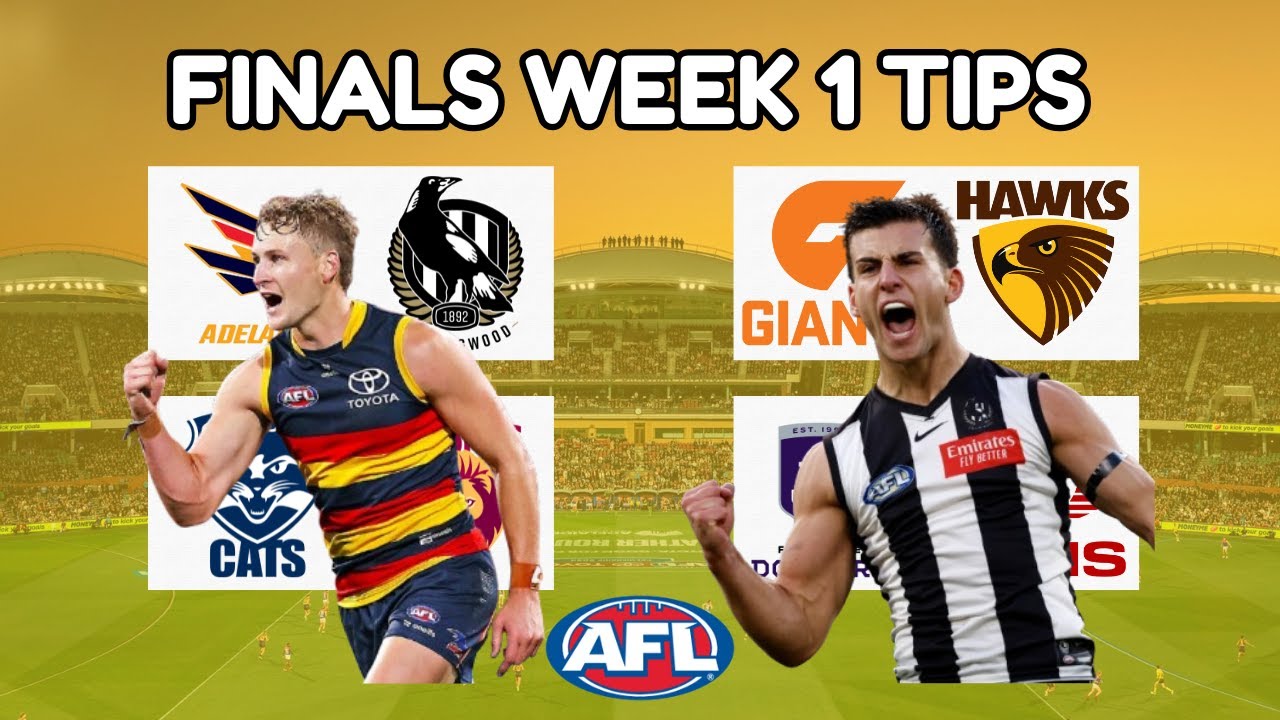Finals Week 1 AFL Tips + Margin Comp 2025 - YouTube