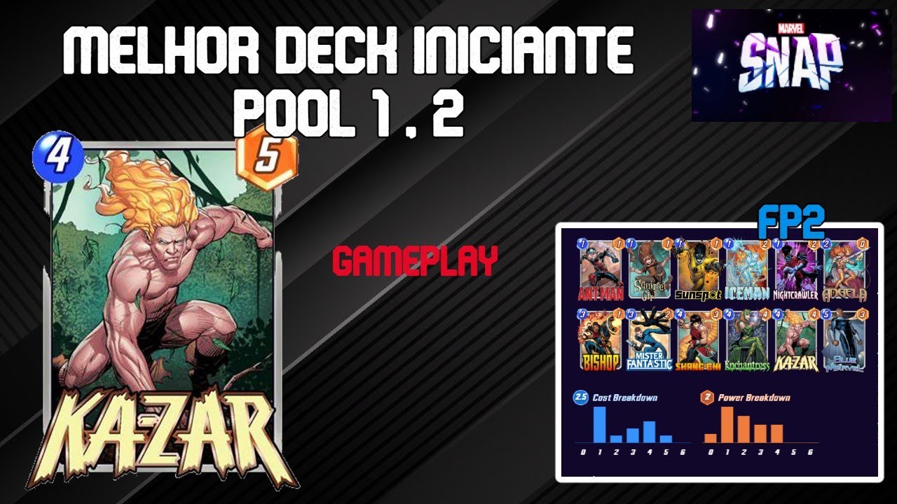 MARVEL SNAP GAMEPLAY - DECK KAZAR - YouTube