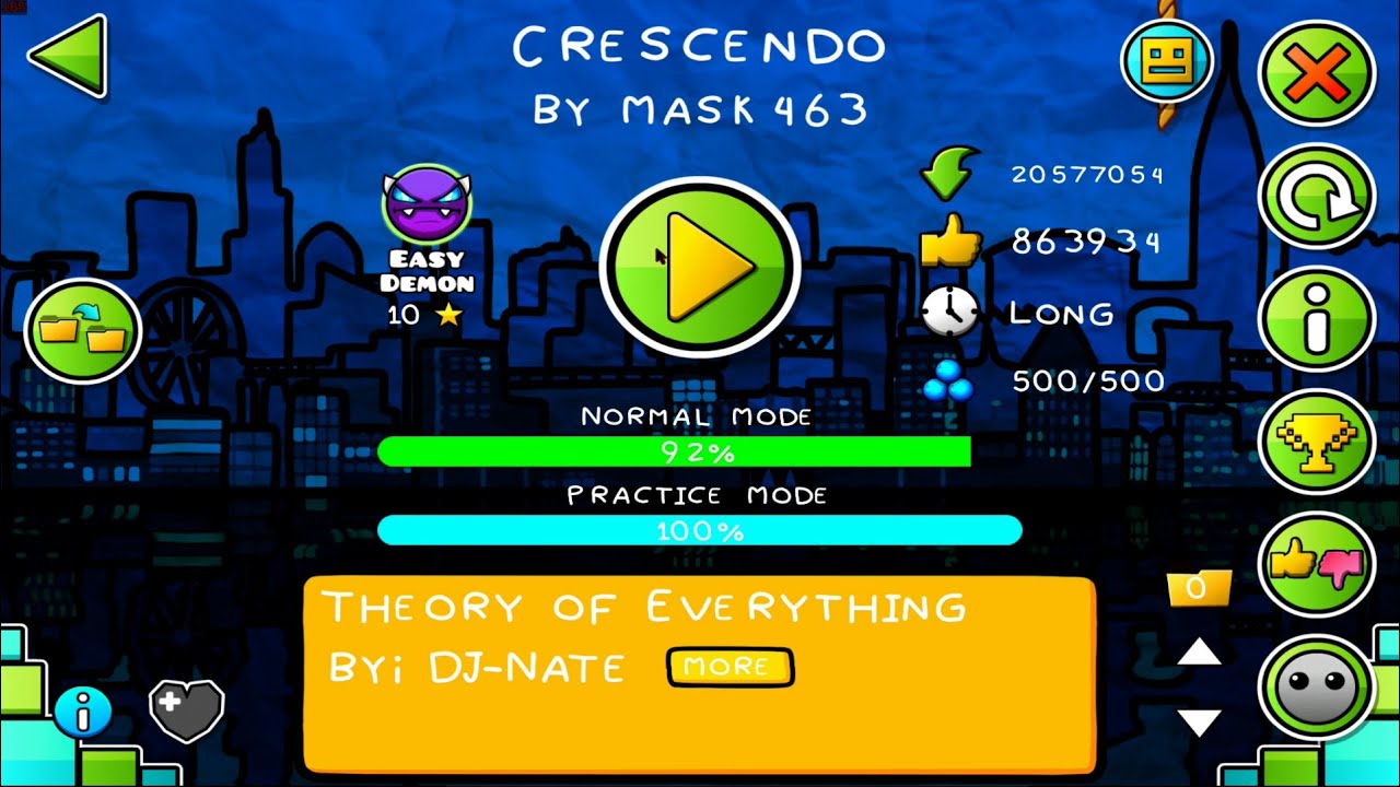 "Crescendo" 4K 100% [DEMON] By Mask 463 [Compy GD] - YouTube