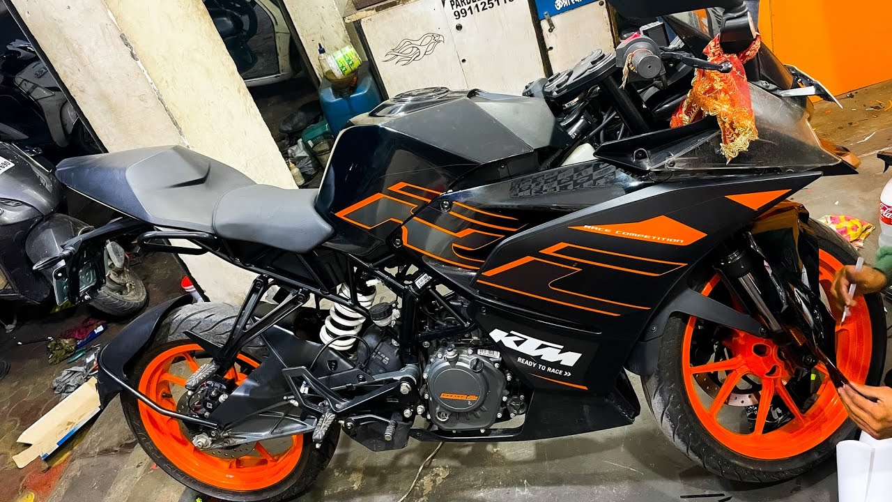 KTM RC 125 Modified Into RC 200 😍🔥🔥 - YouTube
