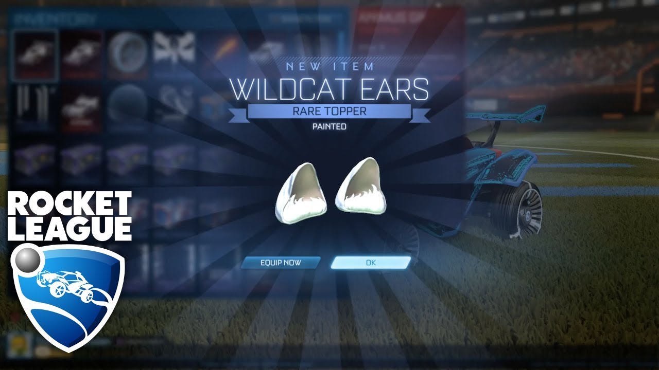Rocket League - Titanium White Wildcat Ears!!!!(Gameplay) - YouTube