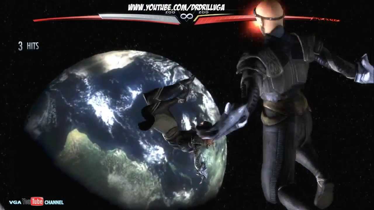 Injustice Gods Among Us General Zod Gameplay - YouTube