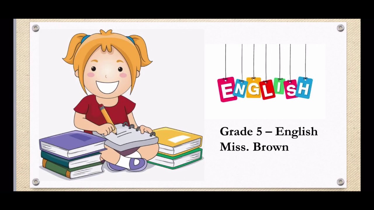 Write (report 1) - Grade 5 - YouTube