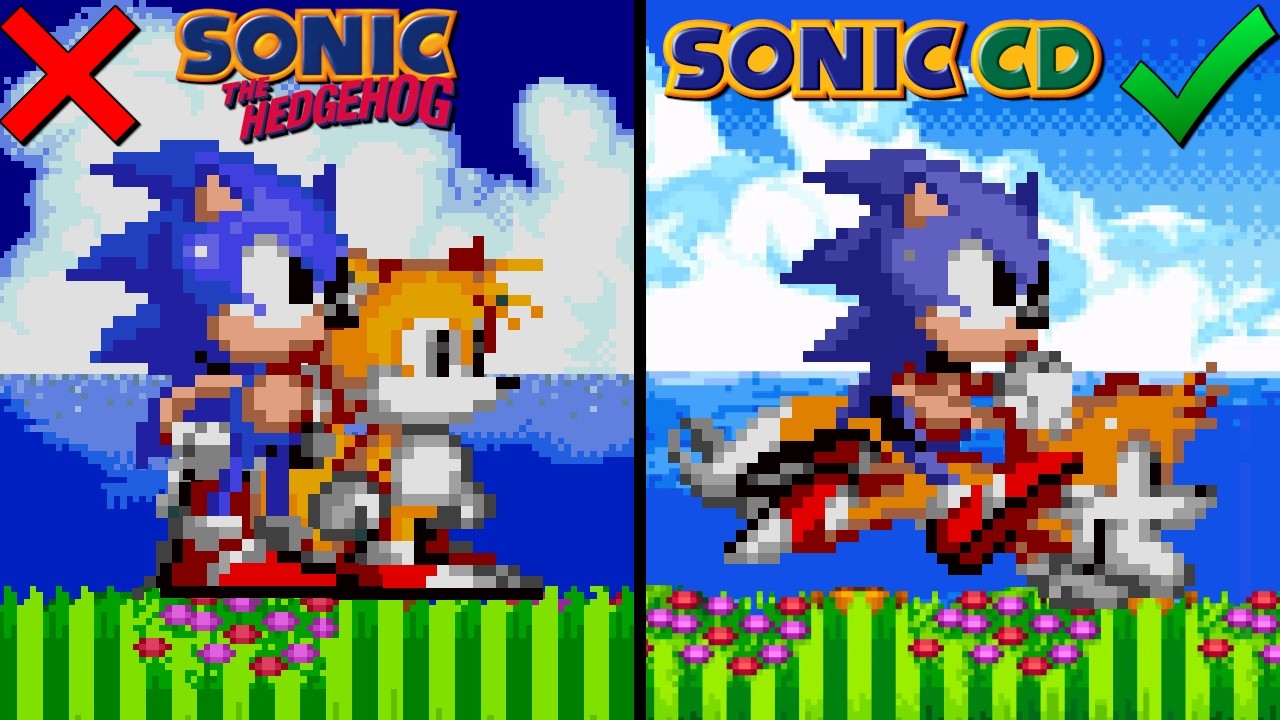 Sonic And Tails Together In Sonic CD - YouTube