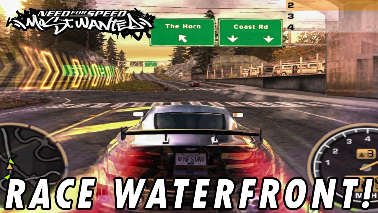 ['NEED FOR SPEED MOST WANTED] RACE WATERFRONT! - YouTube
