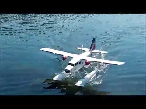 Avios BushMule 1500mm on floats - YouTube
