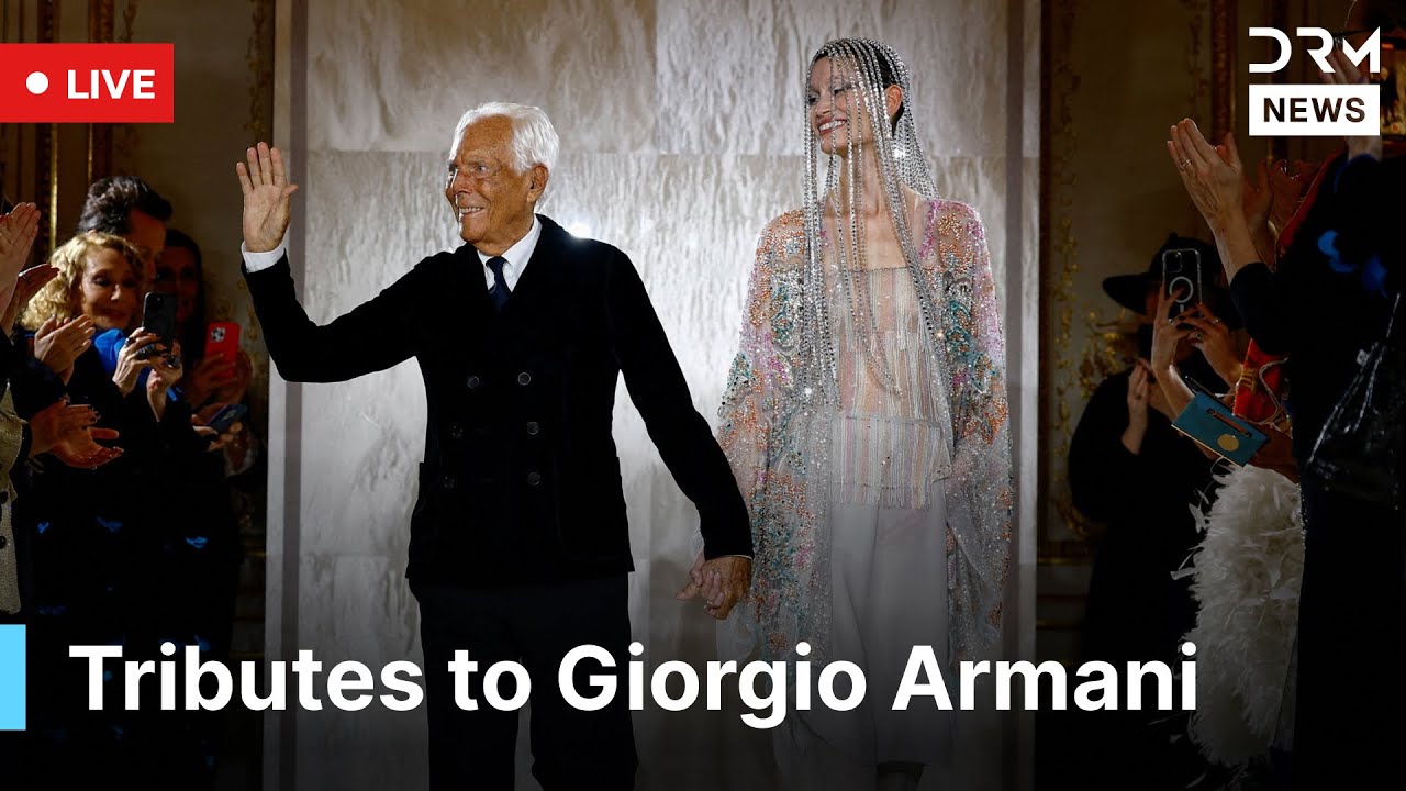 LIVE: Armani's Headquarter in Mourning After Giorgio Armani's Death ...