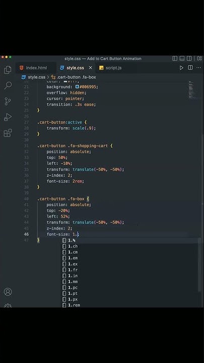 Add to Cart Button Animation with Pure HTML, CSS and JavaScript - YouTube