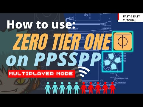 HOW TO USE: ZERO TIER ONE ON PPSSPP (MULTIPLAYER MODE) #ppsspp #gaming ...