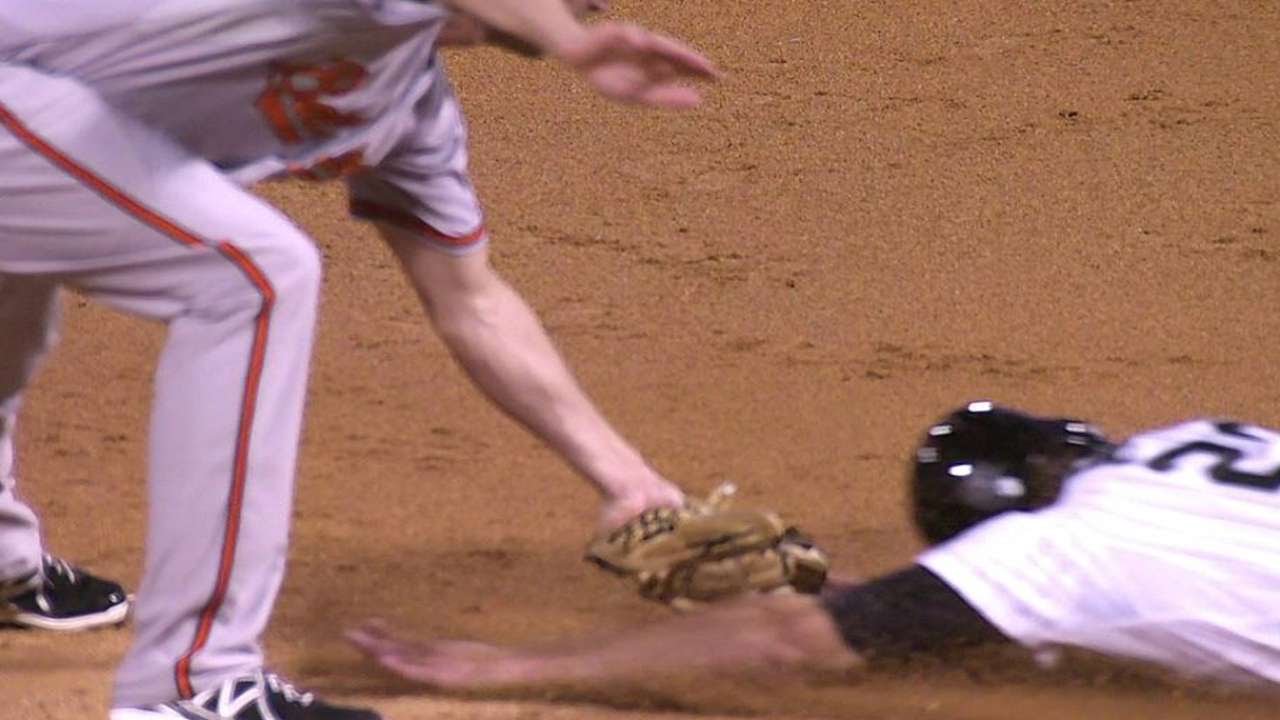 BAL@CWS: Joseph catches Danks stealing second - YouTube