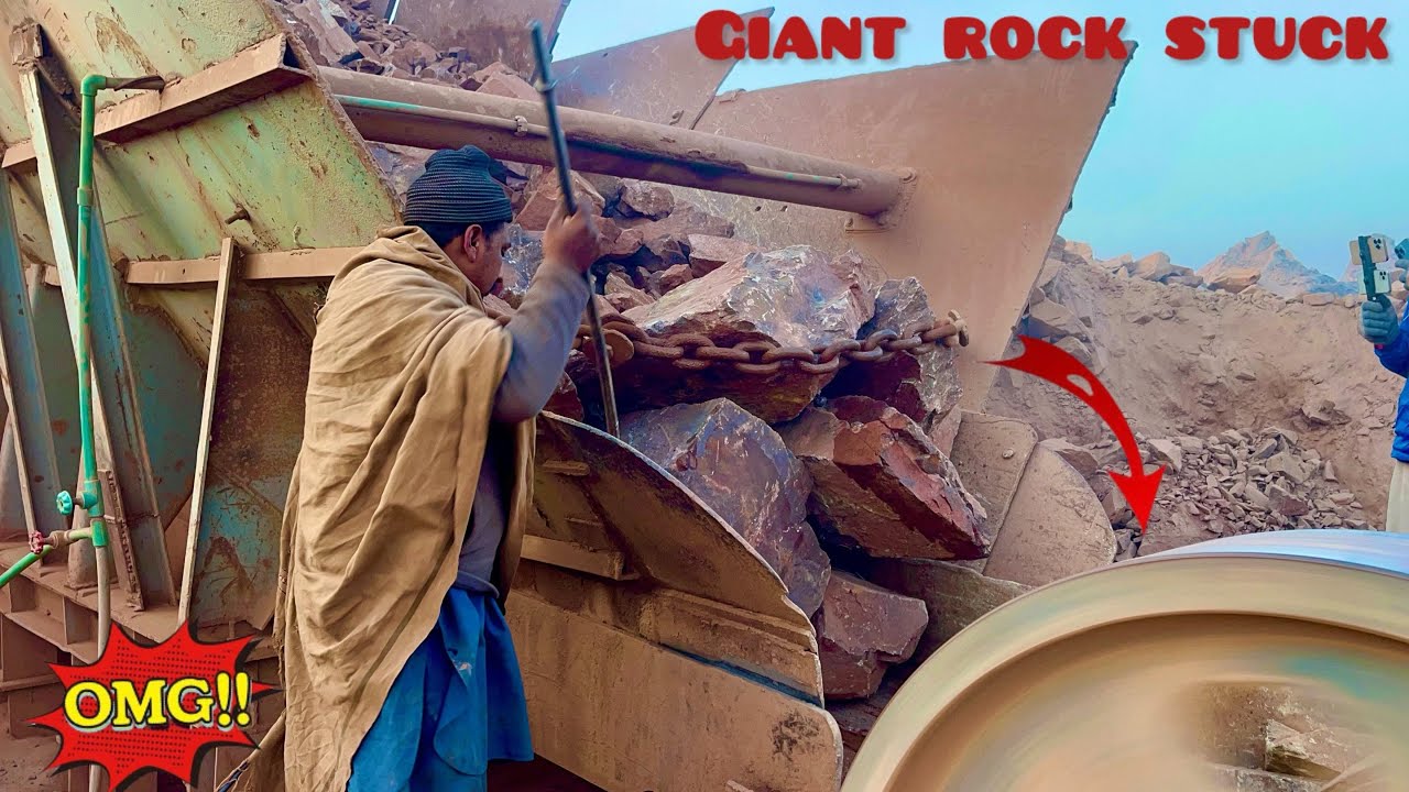 Amazing Quarry Primary Rock Crushing Machine Working | Satisfying Rock ...