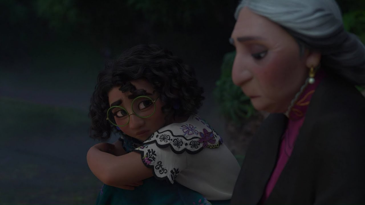 Encanto - Abuela finds Mirabel at river scene - YouTube