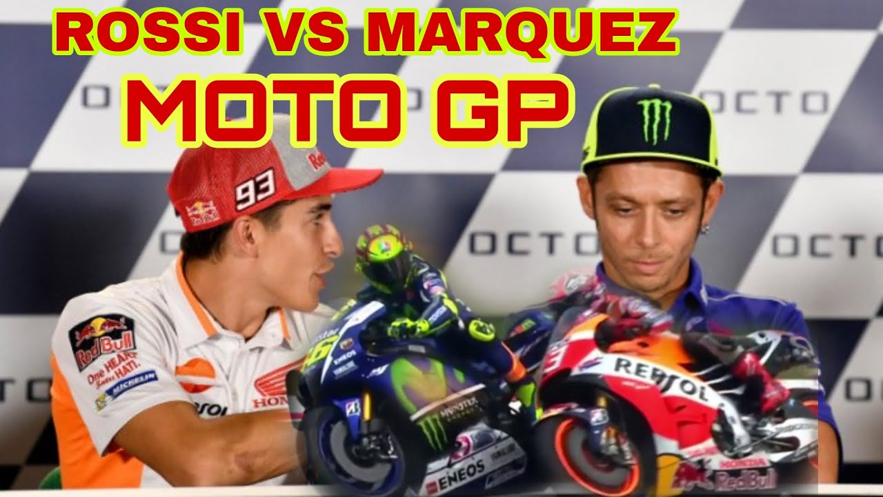 Rossi vs marquez moto gp {{ Pertarungan duel overtaking valentino rossi ...