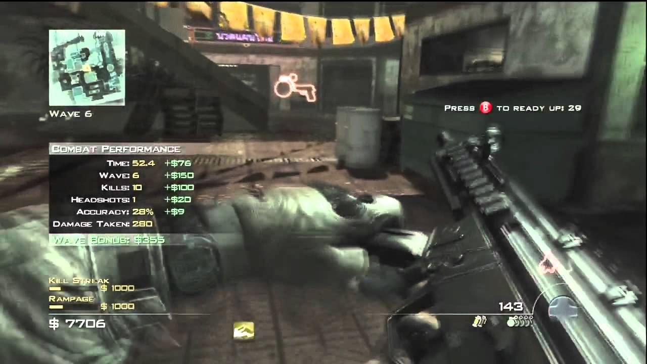 "Modern Warfare 3" - Survival Gameplay on Bootleg LIVE! - First Attempt ...