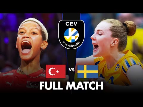 Turkiye 🇹🇷 vs Sweden 🇸🇪 | Full Match | CEV EuroVolley 2023