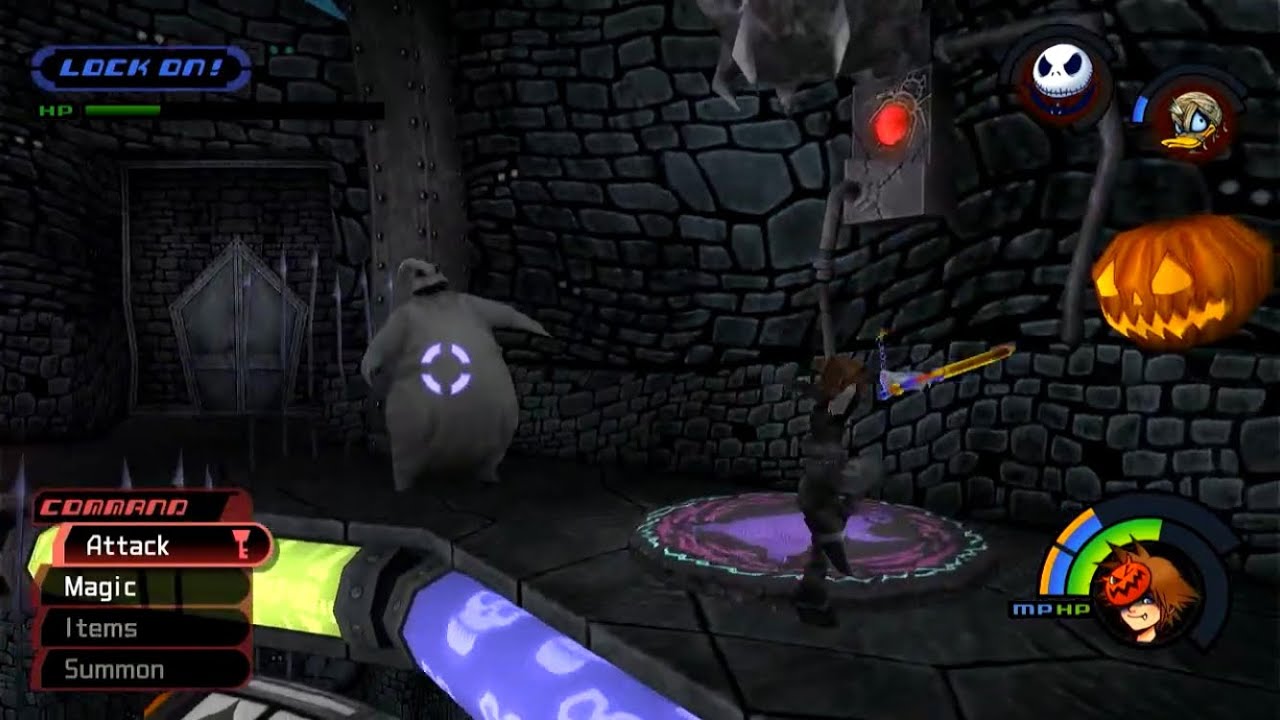 Kingdom Hearts - Part 25 - Oogie Boogie Boss Fight - YouTube