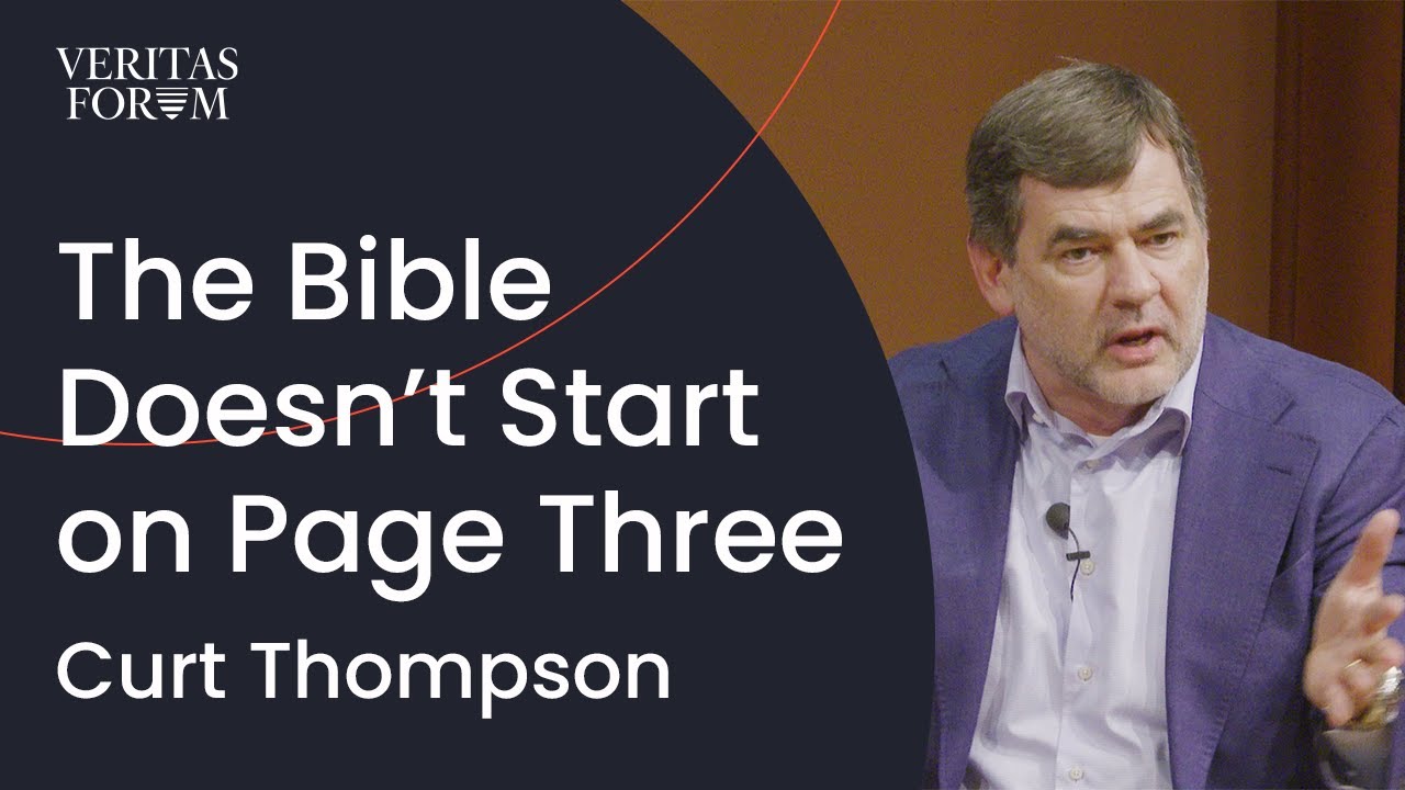 The Bible Doesn't Start on Page Three | Curt Thompson - YouTube