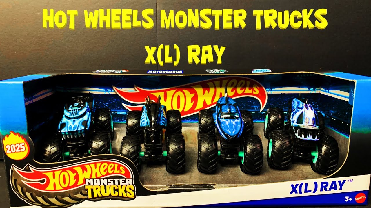 Hot Wheels Monster Trucks X(L) Ray - YouTube