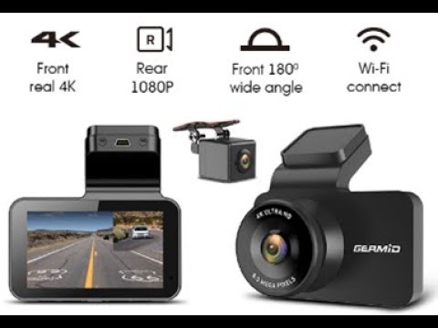 GERMID M2-4K front and rear record dash cam introduction and ...