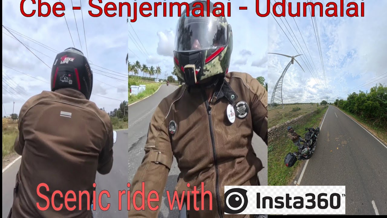 CBE to Udumalai Via Senjerimalai I Semma route with Windmills I ...
