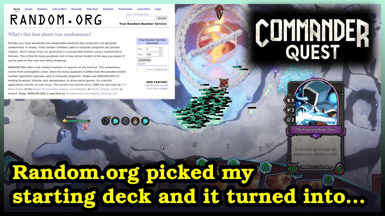 Commander Quest - We have Random at home - YouTube