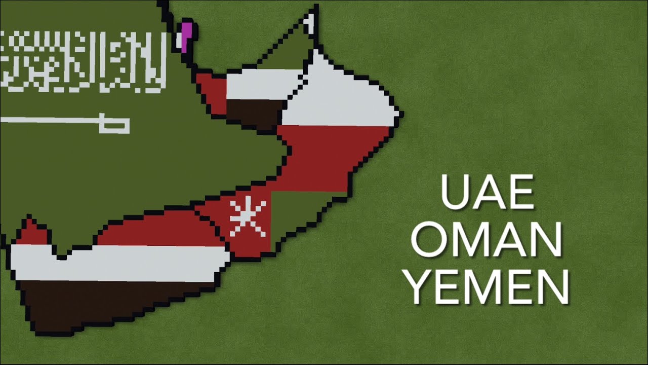 How to build the earth in Minecraft | part 27 | UAE + Oman + Yemen ...