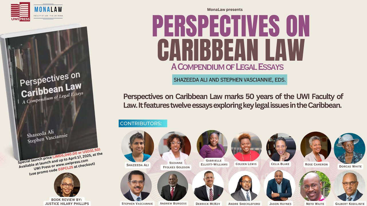 Book Launch | Perspectives on Caribbean Law - YouTube