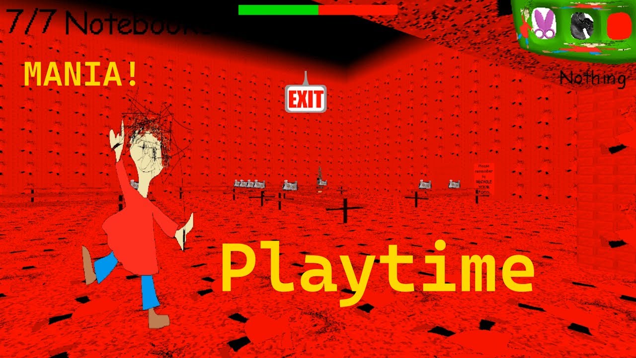 Playtime's Playtime in Playtime Playtime - Baldi's basics joke mod ...