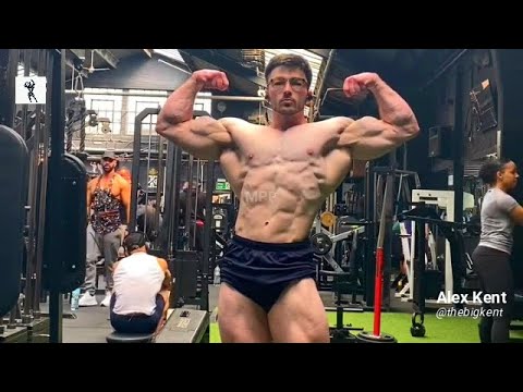 Bodybuilder ALEX KENT - Gym posing - YouTube