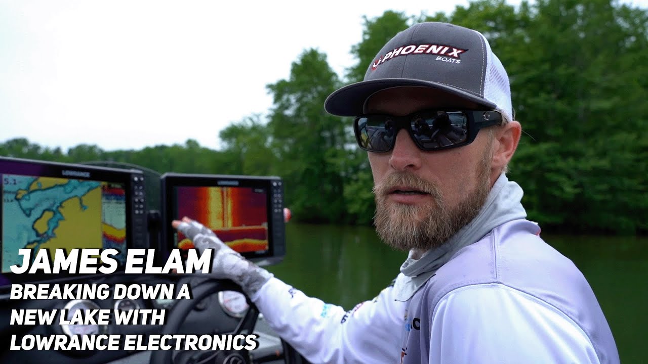 How MLF pro James Elam breaks down a new lake with Lowrance electronics ...