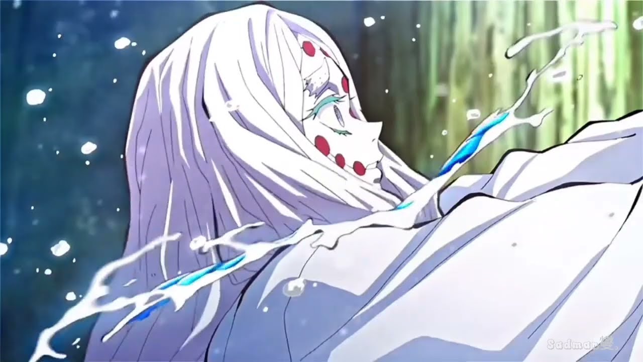 Tanjiro killed Spider Demon girl gently by 5th form of water breathing ...