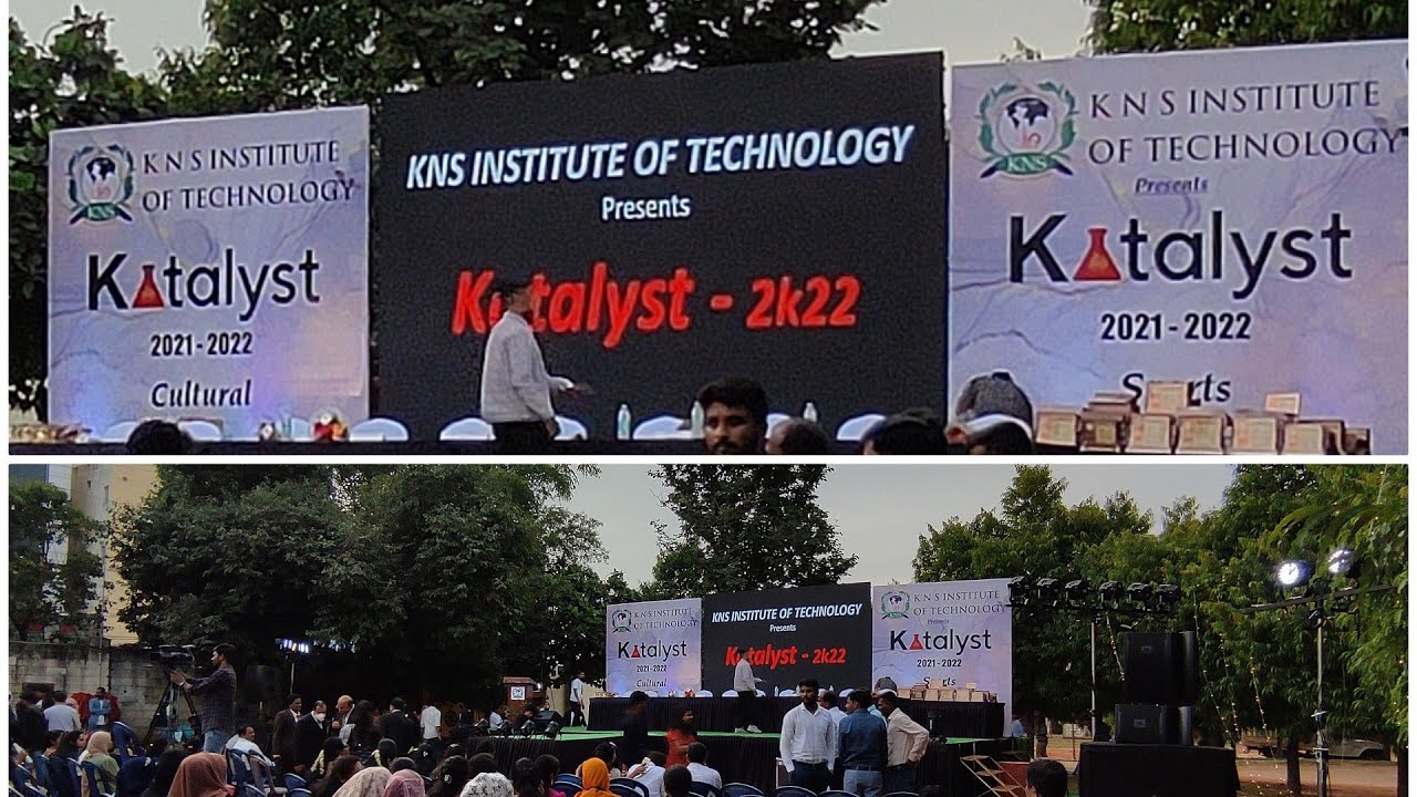 KNS INSTITUTE OF TECHNOLOGY | Katalyst |2021-2022 | PART-1 #KNSIT #FEST ...