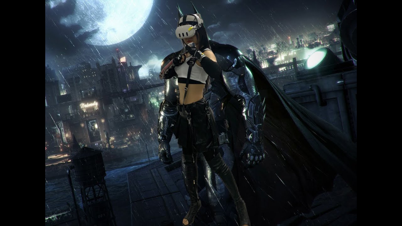 Tifa's playthrough of Batman Arkham Shadow VR part 1 - YouTube