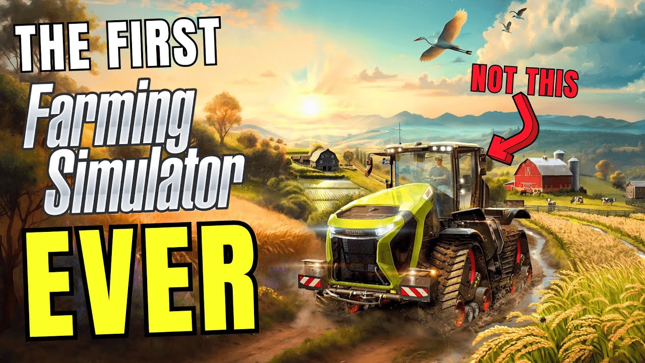 First farming simulator EVER .. ??? - YouTube