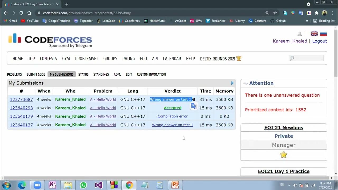2 How To Solve On Codeforces Youtube