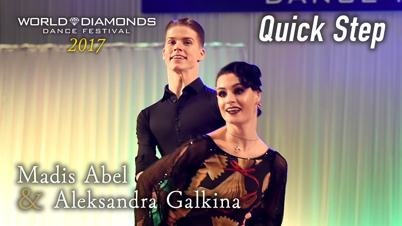 Madis Abel & Aleksandra Galkina | 2017 Quick Step WORLD DIAMONDS - YouTube