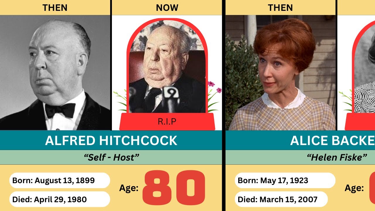 The Alfred Hitchcock Hour (1962–1965) Cast THEN and NOW, Who Passed ...