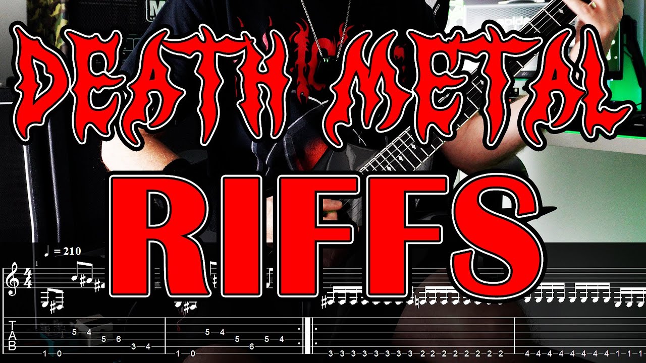 DEATH METAL RIFFS WITH TABS - YouTube