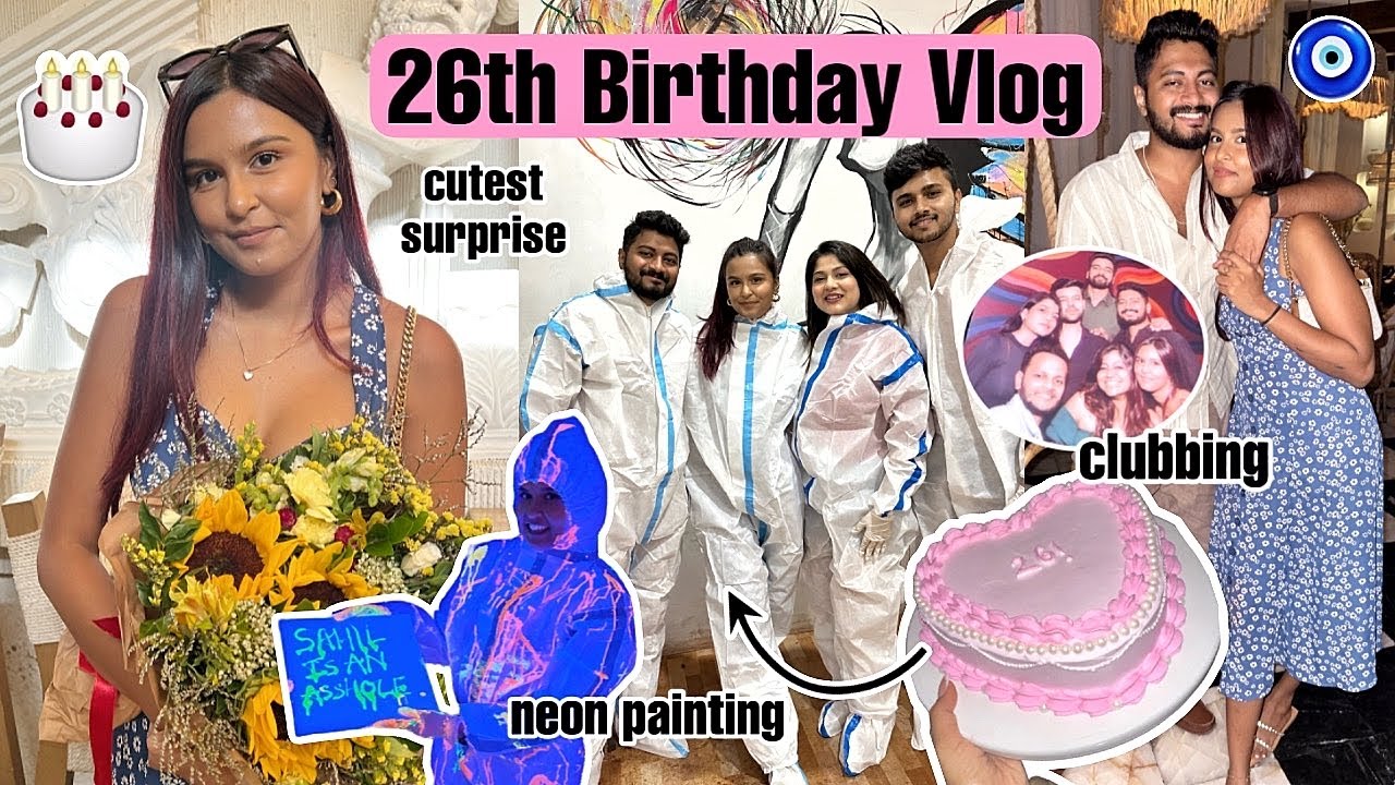 26th BIRTHDAY Surprise Vlog 🧿💖 / Mridul Sharma #BirthdaySeries #BirthdayVlog - YouTube