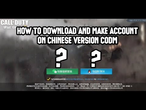How To Download CODM CHN Version | How To Make Account For CODM Chinese Version | CHN Issue ...