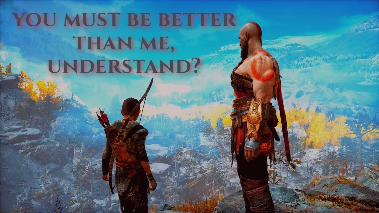 kratos Words: We are not men. | God Of War . - YouTube