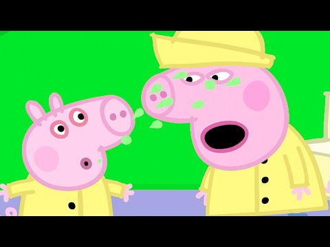 Oh No, George Catches a Cold | Family Kids Cartoon