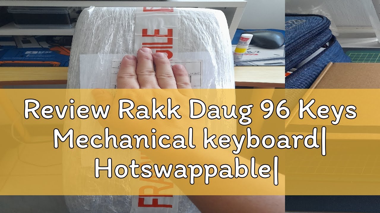 Review Rakk Daug 96 Keys Mechanical keyboard| Hotswappable| Yellow ...